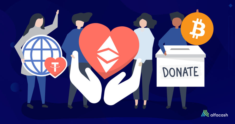 Cryptocurrencies and blockchain for charity: an overview - alfa.cash blog